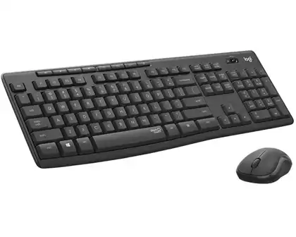 LOGITECH MK295 Silent Wireless Combo YU tastatura + miš crna