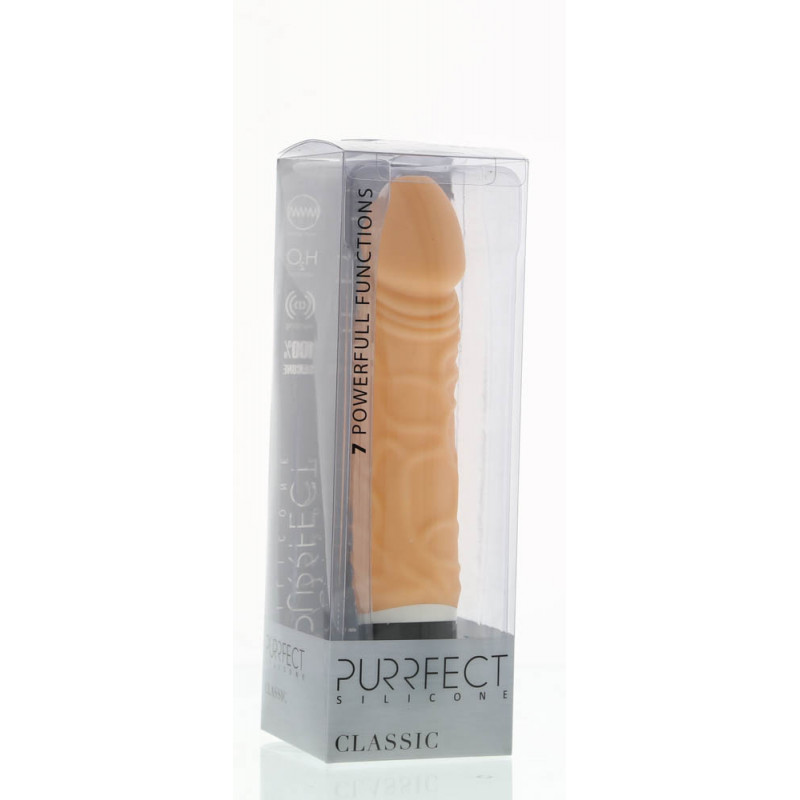 Purrfect Silicone Classic 8 inch Flesh SEVCR01553 / 7400