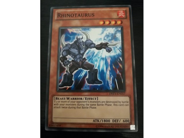 Yu-GI-OH!- Rhinotaurus