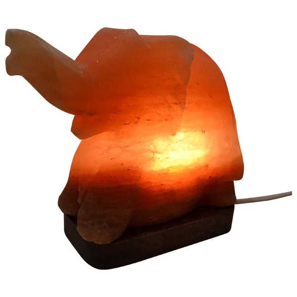 Lampa od himalajske soli - kristalna lampa Slon