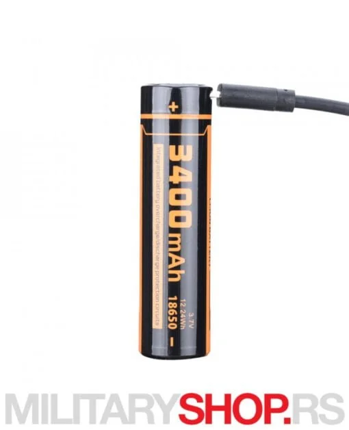 Punjiva baterija micro-USB port Fitorch Li-ion 18650
