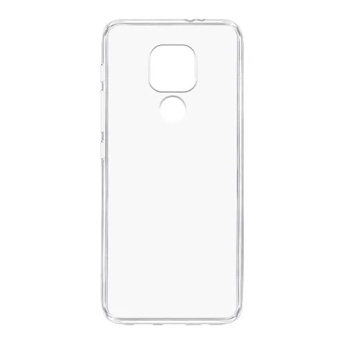 Futrola - maska ultra tanki PROTECT silikon za Motorola Moto G9 Play providna (bela) (MS)