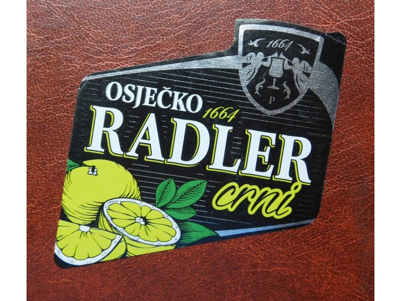 Etiketa - pivo - Radler Crni