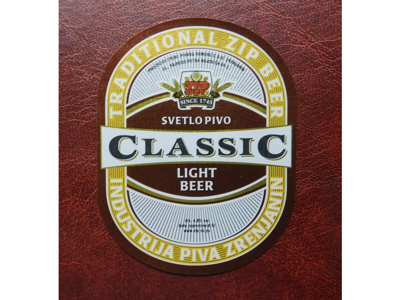 Etiketa - Svetlo pivo CLASSIC