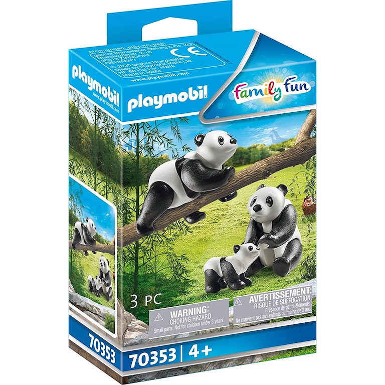 Playmobil Family Fun Panda porodica