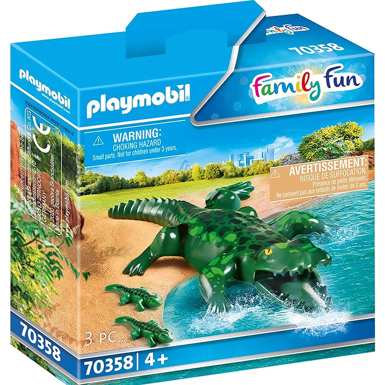 Playmobil Family Fun Porodica aligatora