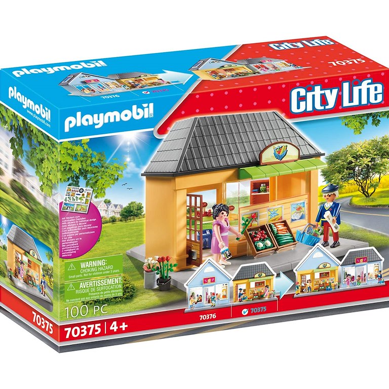 Playmobil City Life Supermarket set