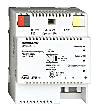 KNX Napajanje DC29V,320mA
Sa dodatnim izlazom bez prigušnice