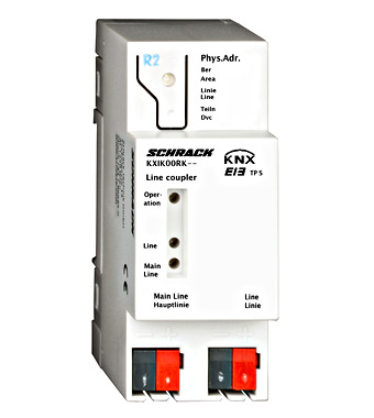 KNX Line kapler
Info: Can be parameterized from ETS version 5.0 or higher