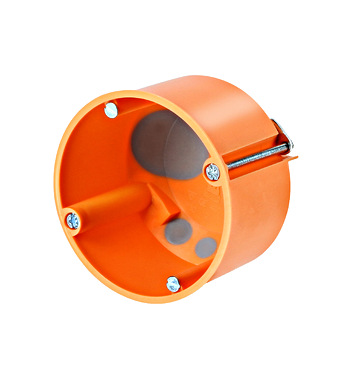 Uzidna dozna sa gumenim uvodima Ø68x47mm, oranž, M20