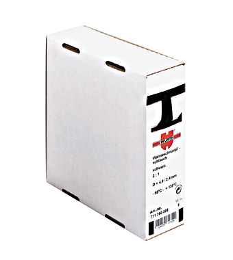 Termoskupljajući bužir u kutiji (10m), crni, 4.8/2.4mm