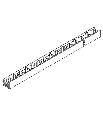 Pin sabirnica 17,8 10mm² 4P M
Pinbusbar, 4-pole, not possible to break off, shortenable on both sides