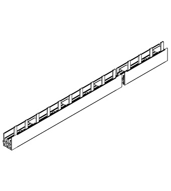 Sabirnica, 3-polna, viličasta, 10mm²/18mm/1m
Pinbusbar, 3-pole, not possible to break off, shortenable on both sides