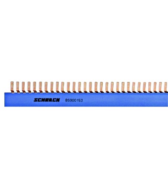 Sabirnica sa štiftom 4mm za N, 16 mm²/9mm/1m
Pinbusbar, TE= 9mm, 1-pole, break-out and can be combined with BS990152, shortenable on both sides