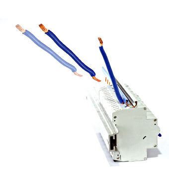 Fleksibilni priključni provodnik, plavi 10mm2, dužine 100mm
Wire with ultrasonically compressed ends