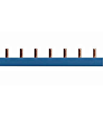 Small Connect, sabirnica 1-polna, plava, 1m
Single busbar to supplement the BS990170 or BS990171 railing set