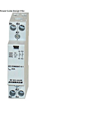 AMPARO-Instalacioni kontaktor AC1: 20A/400V, 2NC, 230VAC
serija Amparo, 2-polni, širine 1 modula=17,5