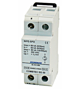 N/PE odvodnik struje groma i prenapona, 50 kA