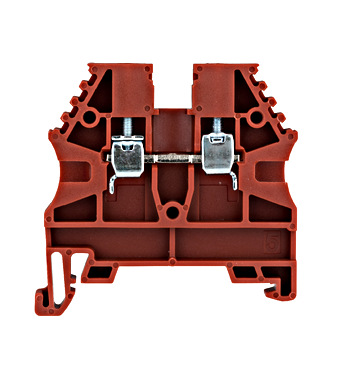 Redna stezaljka (klema) 2,5mm², crvena