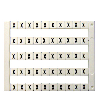 Označna pločica "X" (50 brojeva) tip DY5
Kompatibilne sa svim stezaljkama serije IK6