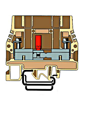 Strujnotransformatorska redna stezaljka (klema) 6mm²
with screw terminals
