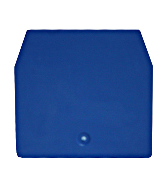 Završna pločica 50 mm², plava