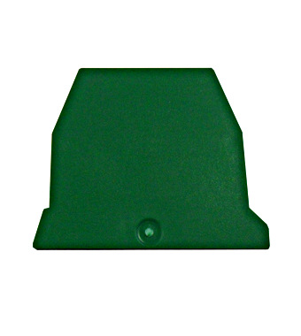 Završna pločica 2.5 mm², žuto/zelena