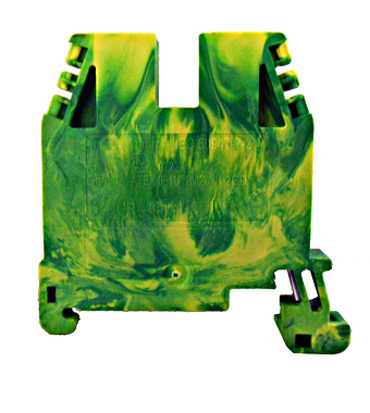 Završna pločica 4mm², žuto/zelena
