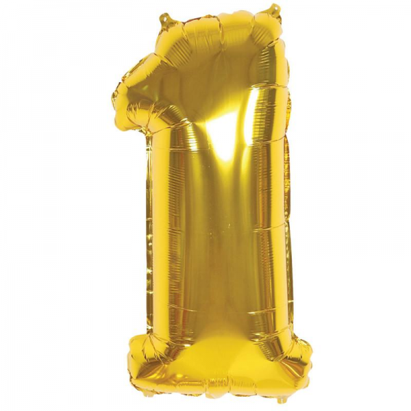 PARTY Gold Baloon No.1 95664