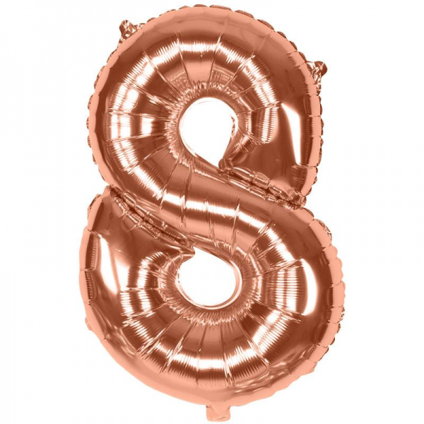 PARTY Rose-Gold Baloon No.8 95687
