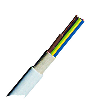 Kabl PP-Y ((N)YM-J/O) 4x1,5mm² svetlo-sivi
.