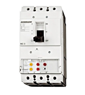Kompaktni prekidač,MC3,3p,In=400A,50kA,zaš. jedinica VE
Selektivan zaštita i zaštita generatora