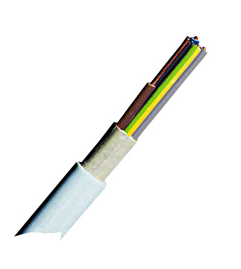 Kabl PP-Y ((N)YM-J) 5x4mm² svetlo-sivi
.