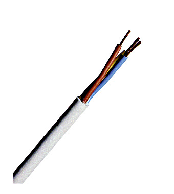 Kabl H05VV-F (PP/J) 3x0,75mm² svetlo sivi
.