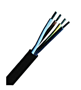 Laki gumeni kabl H05RR-F 2x1,5, crni
.