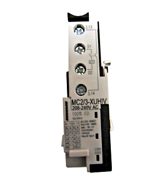 Podnaponski okidač MC2 + 2 ranija kontakta 380-440VAC
s 2 ranija pomoćna kontakta