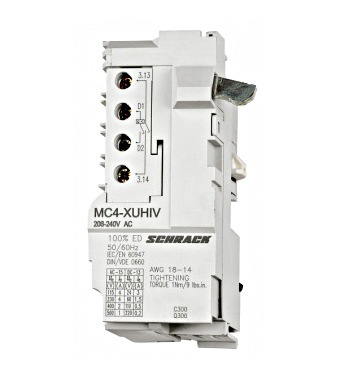 Podnaponski okidač za MC4, 380-440VAC + 2 pom.kontakta radna
-