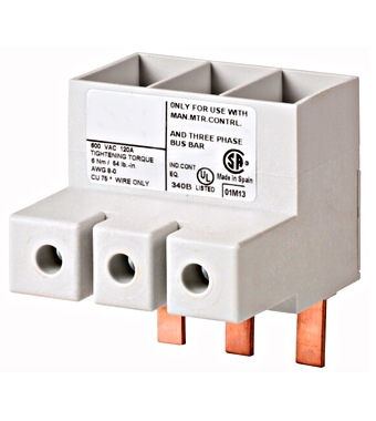 Napojni blok 3p za MZP, BE6 do 120A igličasti UL sertifikat
Za priključenje provodnika najvećeg poprečnog preseka do 50mm²