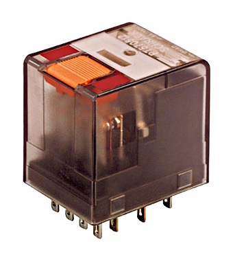 Pomoćni relej, 4CO, 6A, 230VAC, serija PT, sa LED signal.
SCHRACK relej