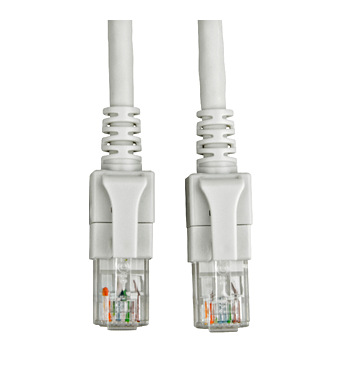 Patch kabl RJ45 LED, Cat.6, U/UTP, LS0H, sivi, 2m