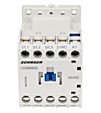 Kontaktor 3p, CUBICO Mini, 2,2kW, 6A, 1NC, 24VDC
Kontaktor 3p, CUBICO Mini, 2,2kW, 6A, 1NC, 24VDC