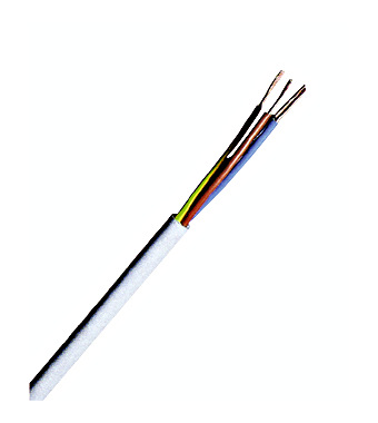 Finožični kabl PP/L (H03VV-F) 2x0.5mm², svetlo-sivi
.