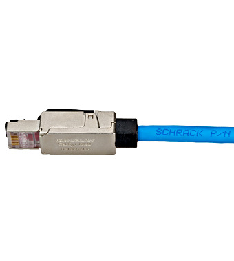 RJ45 utikač za inst. kablove, oklopljen, cat.6a, ravan uvod
AWG 26/7 - 23/7, AWG 26/1 - 23/1