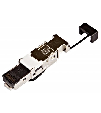 Konektor ind. RJ45,Cat.6a,STP,za inst.kabl,AWG26-22,ravan
ravni, AWG 26/7 - 22/7, AWG 24/1 - 22/1