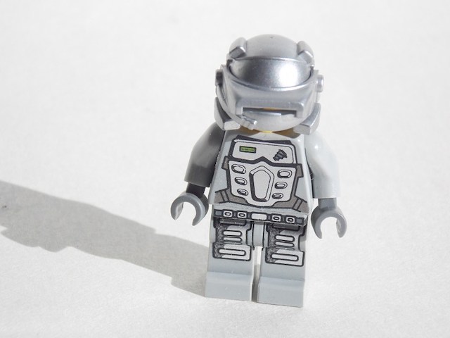 LEGO Minifigura Power Miner Engineer, Gray Outfit