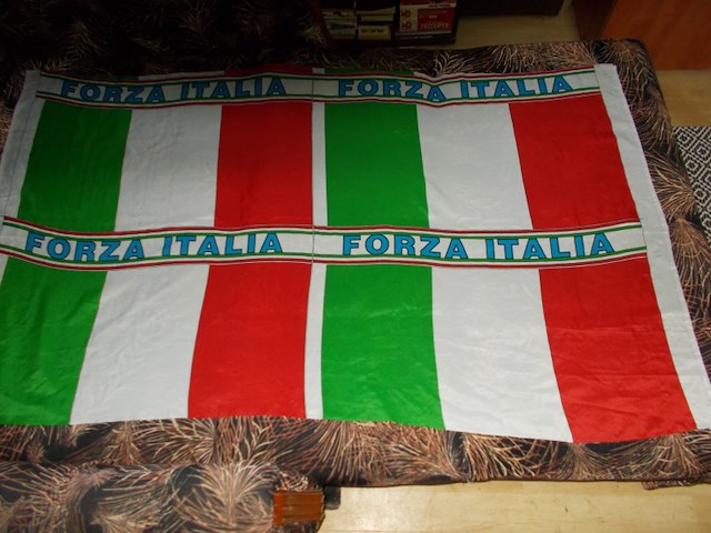 Forza Italia - stara navijacka zastava - 170x100 cm