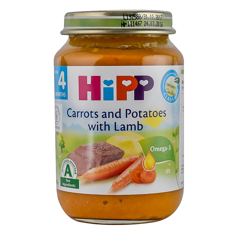 Hipp Bio kašica šargarepa i krompir sa jagnjetinom 190g