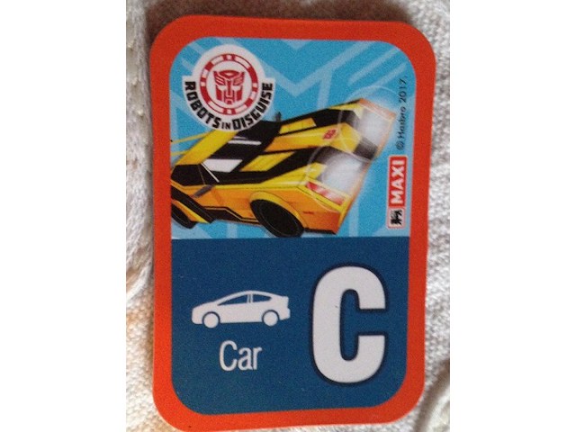 Transformers-Engleski Alfabet-Magnet C