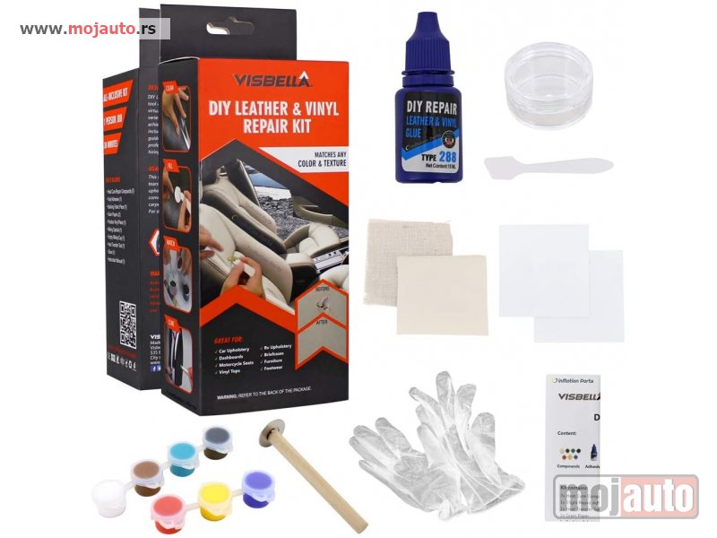 Reparator kožnih sedišta visabella usa kit