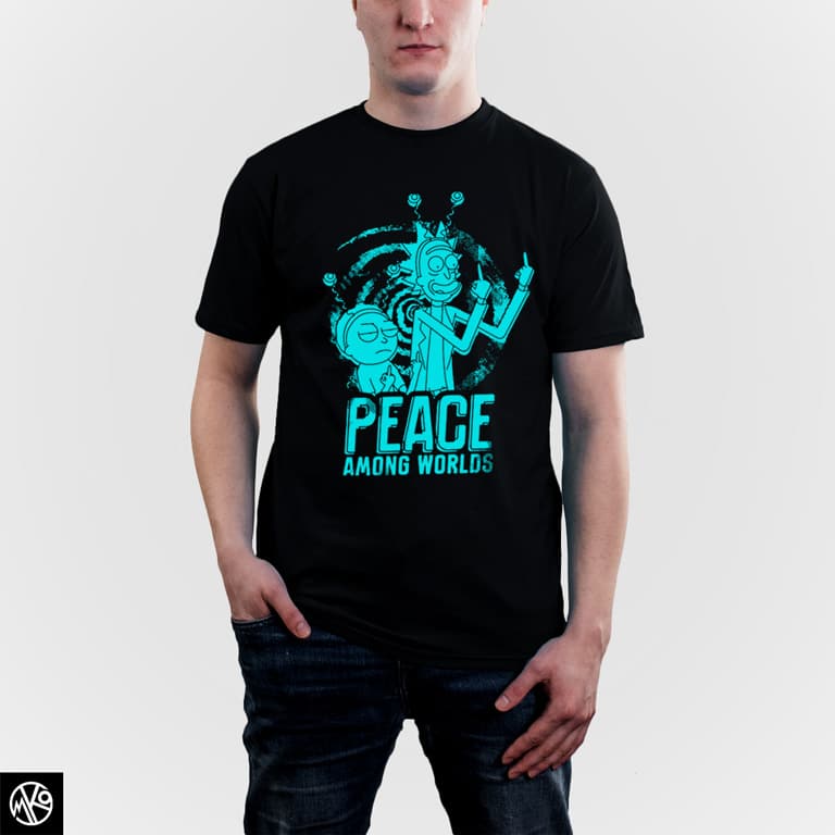 Peace Among Worlds Cyan majica